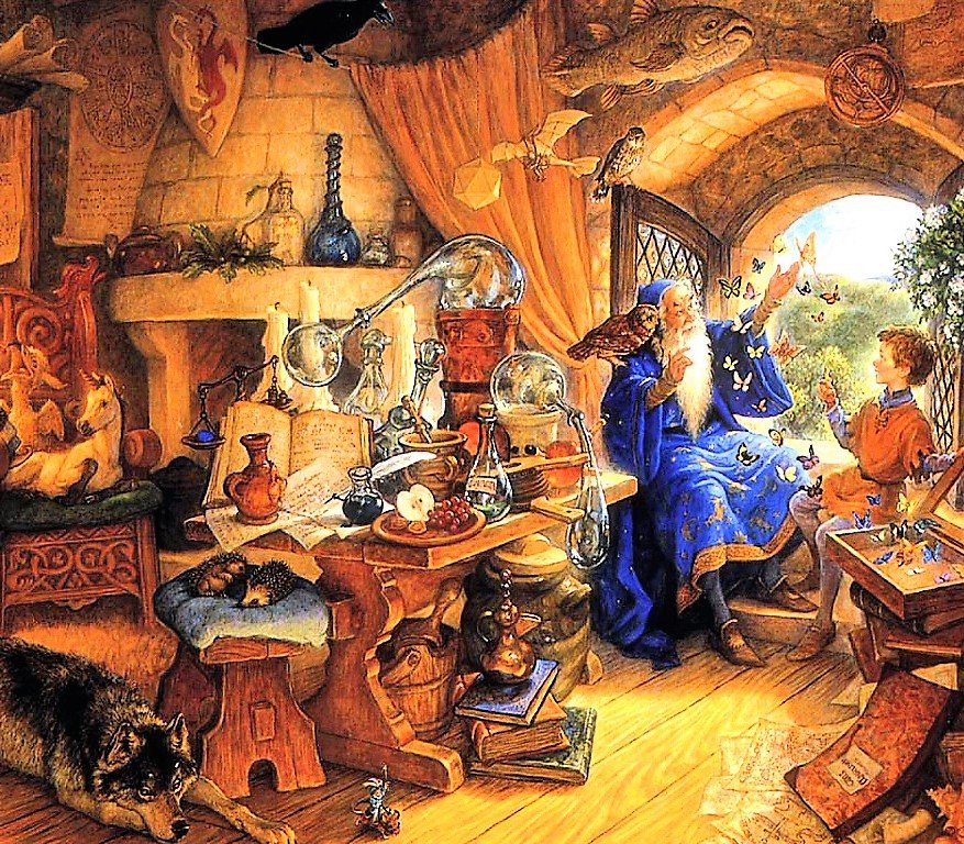 Solve Wizard jigsaw puzzle online with 168 pieces