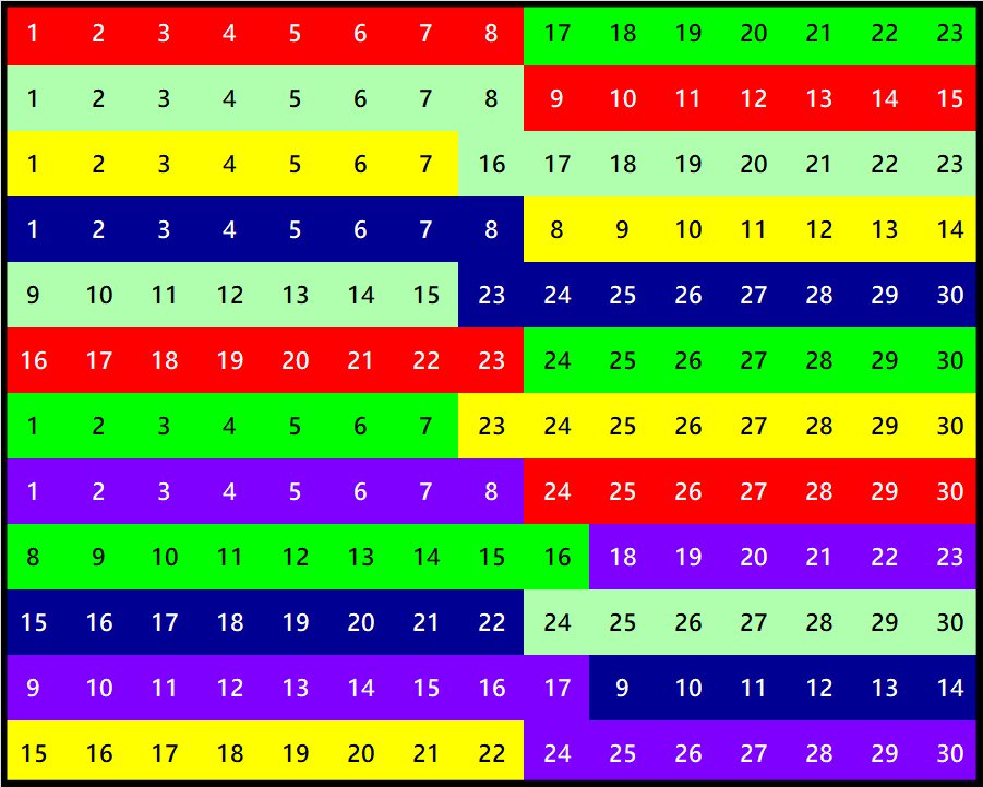 Solve Number 1307 disordered groups of 10 180 jigsaw puzzle online with ...