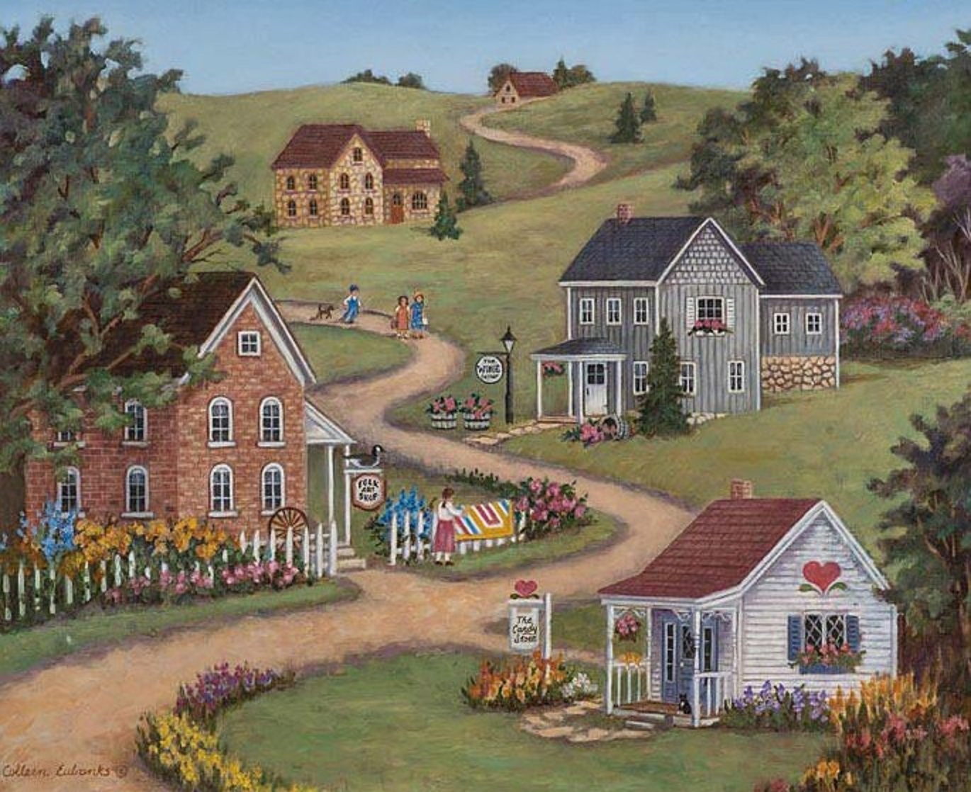 Solve The Village jigsaw puzzle online with 285 pieces