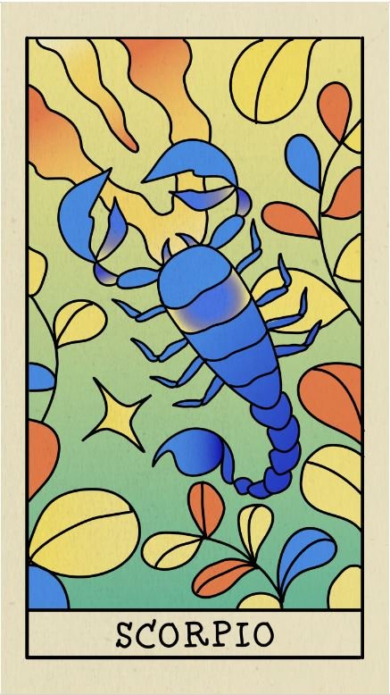 Solve Zodiac: Scorpio jigsaw puzzle online with 84 pieces