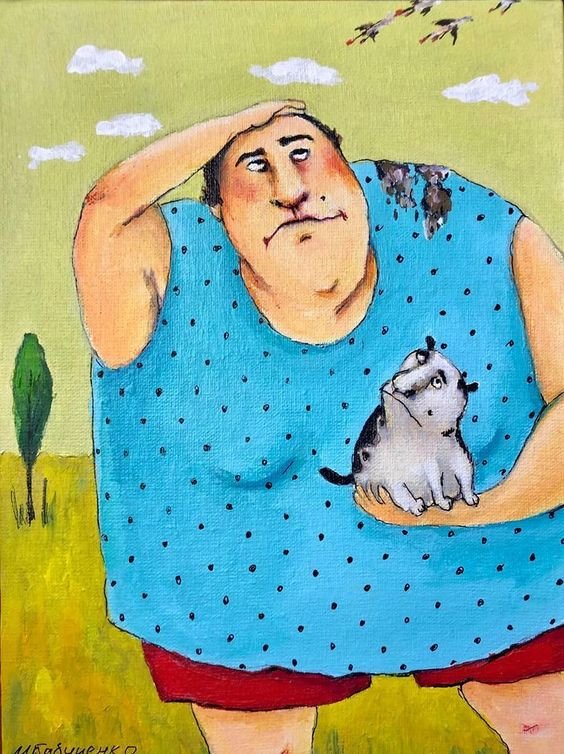 Jigsaw Puzzle | 48 pieces | Irina Babichenko Artwork - 'They say that's ...