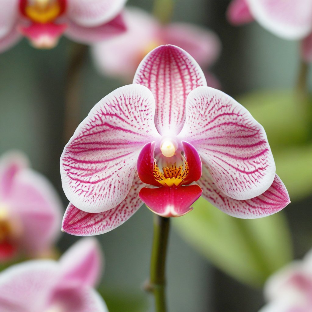 Solve A beautiful orchid jigsaw puzzle online with 100 pieces