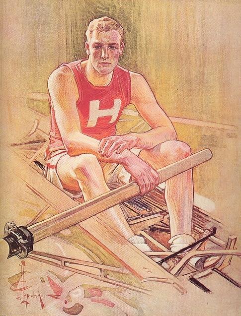 Solve J. C. Leyendecker (American, 1874–1951), Harvard University ...