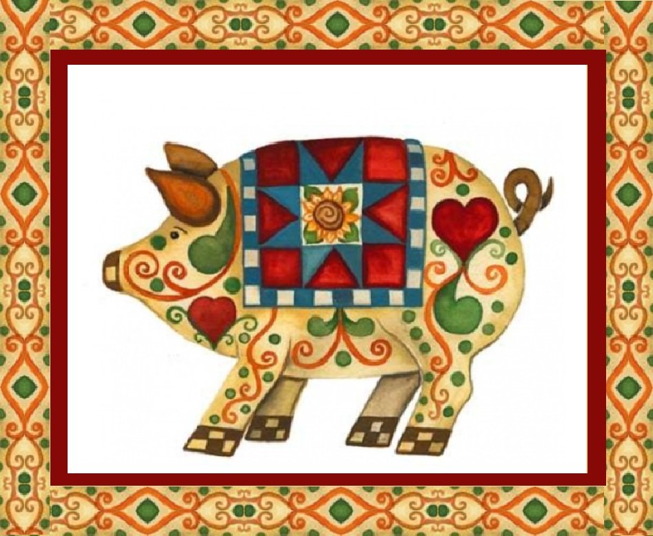 Jigsaw Puzzle | 195 pieces | Pretty Pig | Jigidi