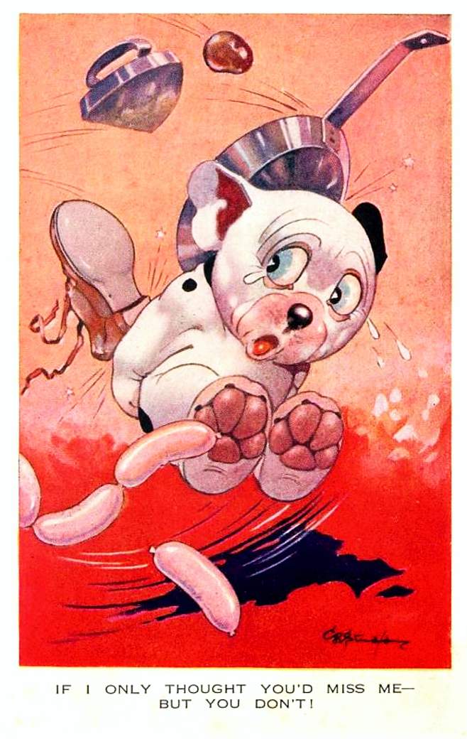 Solve Bonzo, If I only thought you'd miss me - but I don't, Postcard by ...