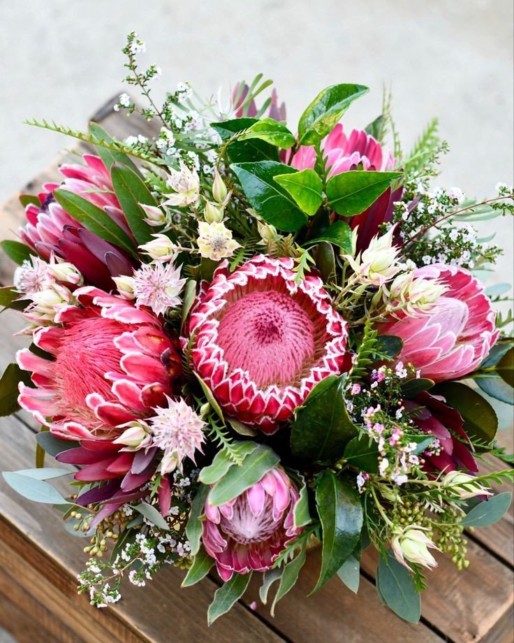 Solve Happiness is....Perfect Protea Bouquet. jigsaw puzzle online with ...