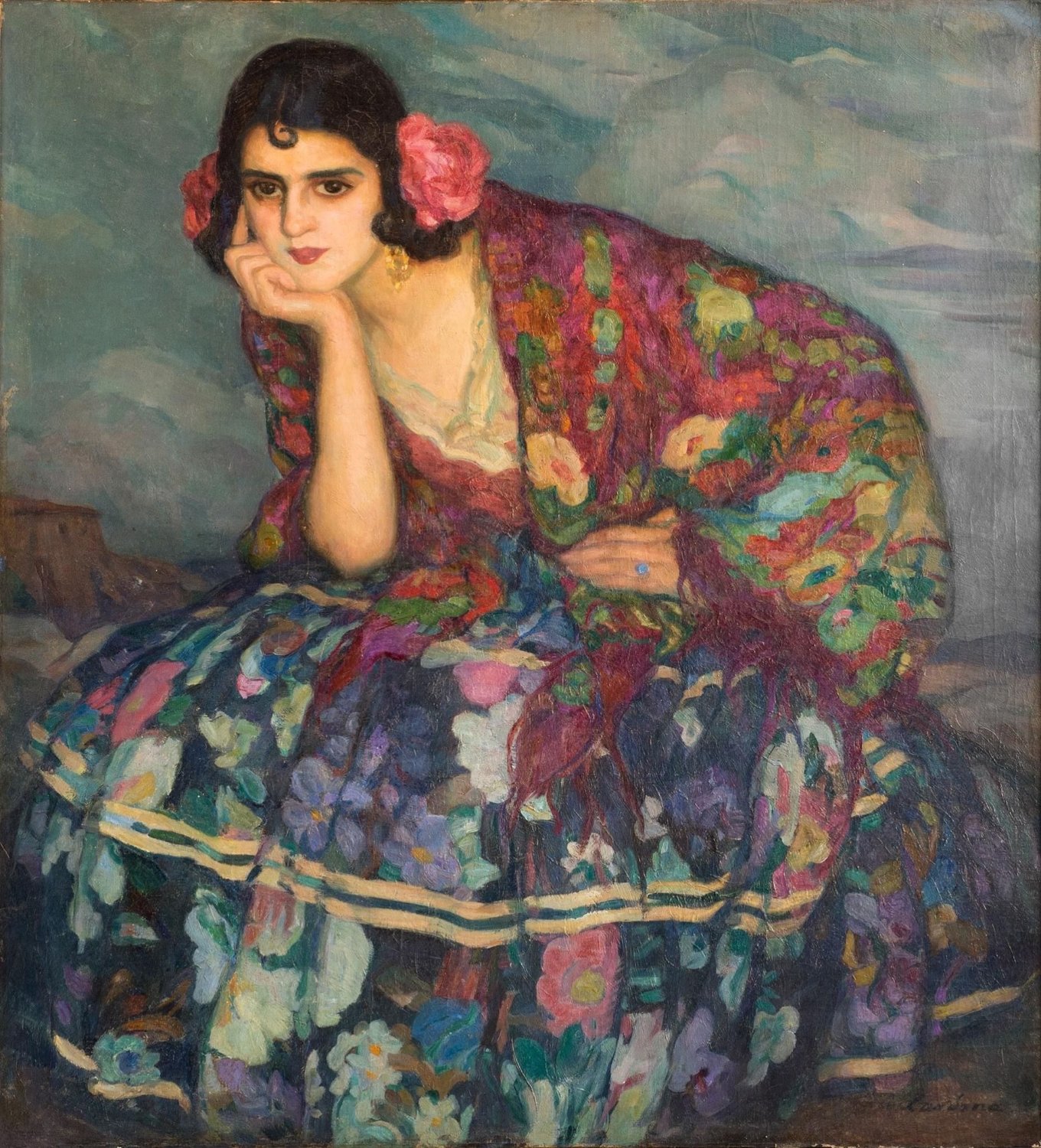 Solve Juan (aka Joan) Cardona Llados (1877-1957) - Young Lady, c. 1914 ...