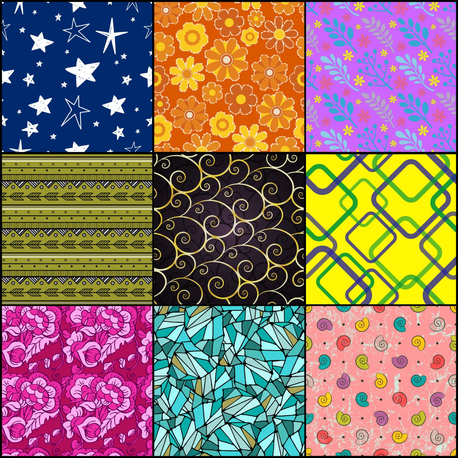 Solve Artistic patterns 74 jigsaw puzzle online with 144 pieces