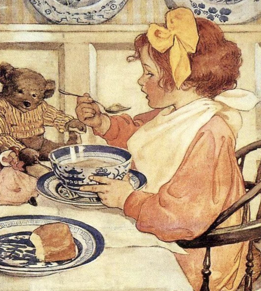 Solve Jessie Willcox Smith - "Breakfast with Teddy" - One of the Seven ...