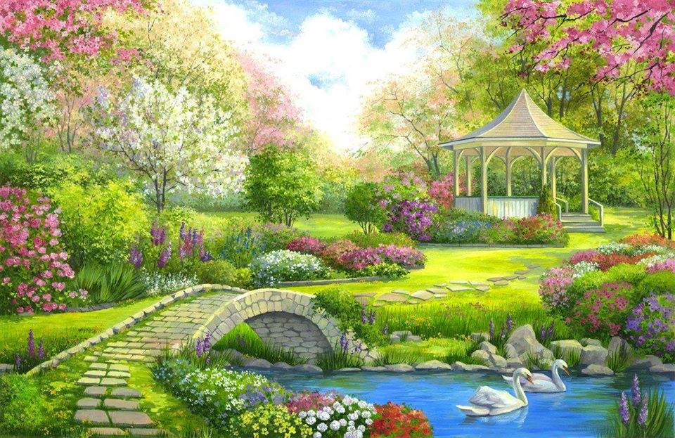 Solve Beautiful scenery jigsaw puzzle online with 96 pieces