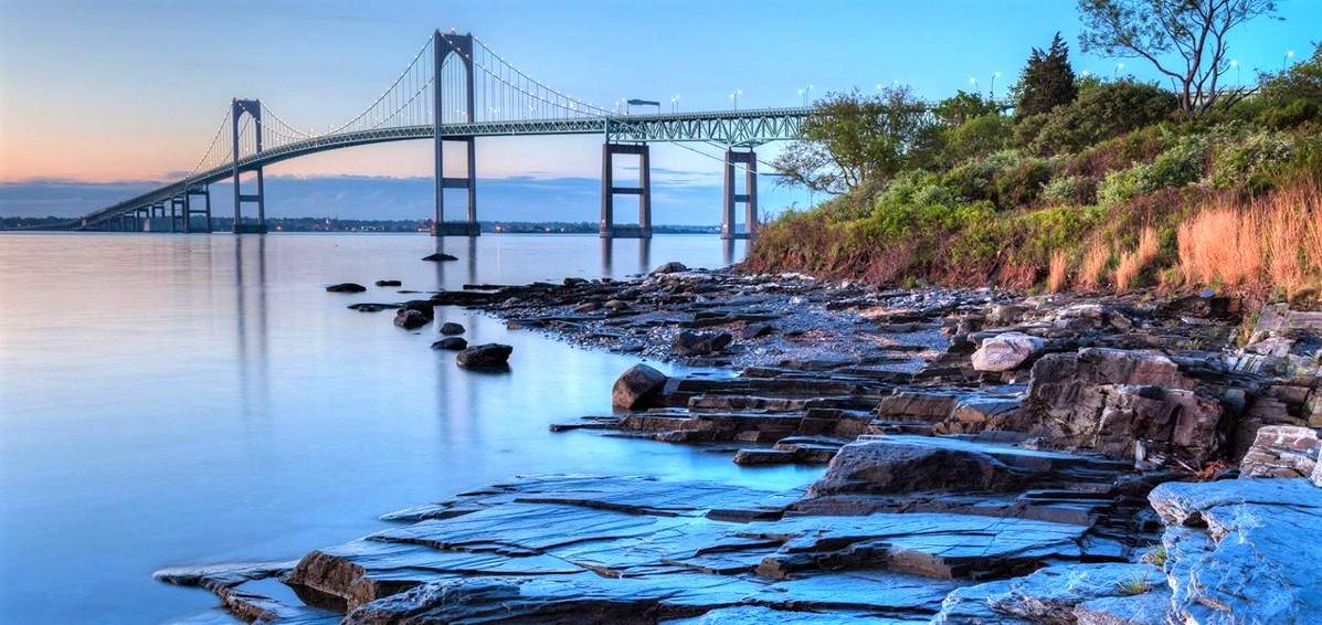Solve Claiborne Pell Newport bridge in Rhode Island jigsaw puzzle ...