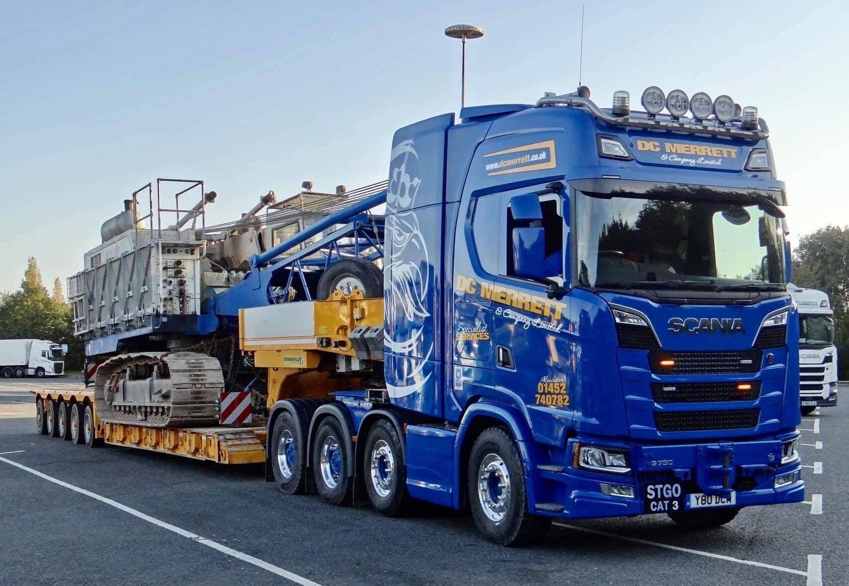 Solve DC Merretts' V8 Scania with 5 axel low loader_01 jigsaw puzzle ...