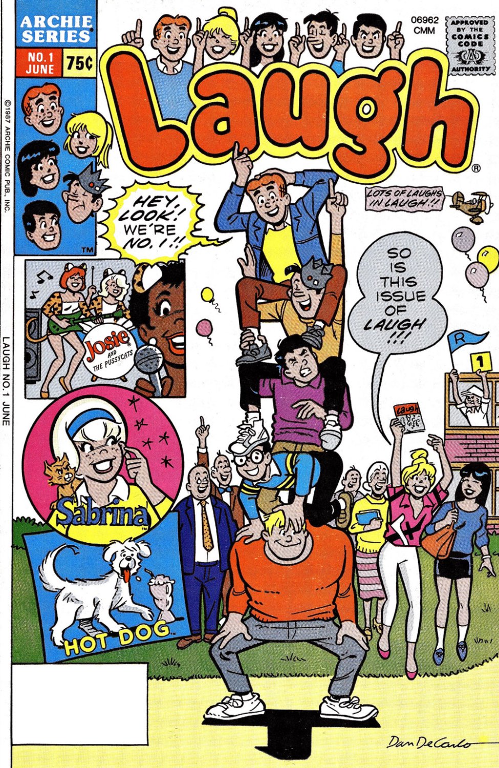 Solve Laugh (June 1987) jigsaw puzzle online with 96 pieces