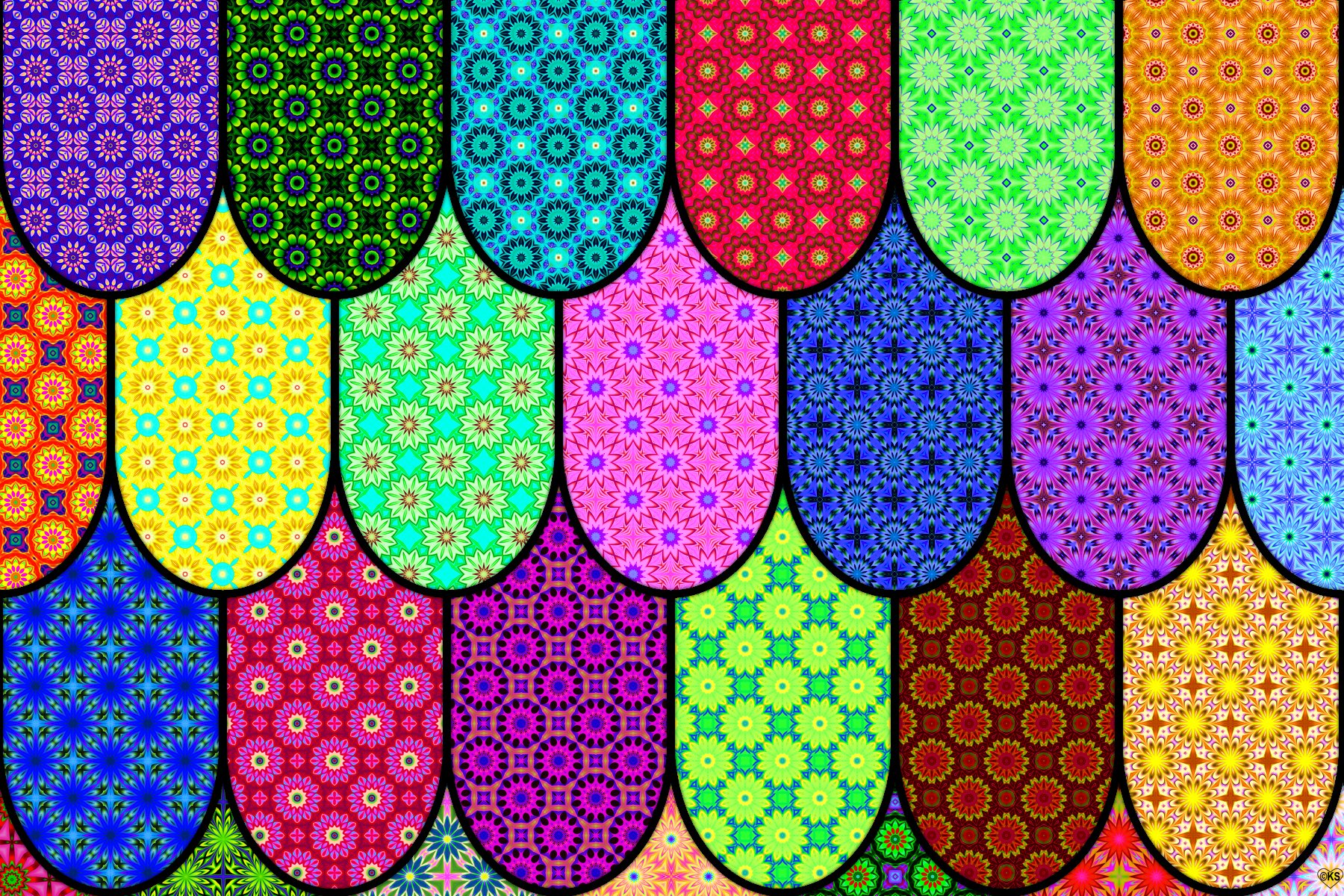 Solve Pattern Shingles!! ~ H jigsaw puzzle online with 600 pieces