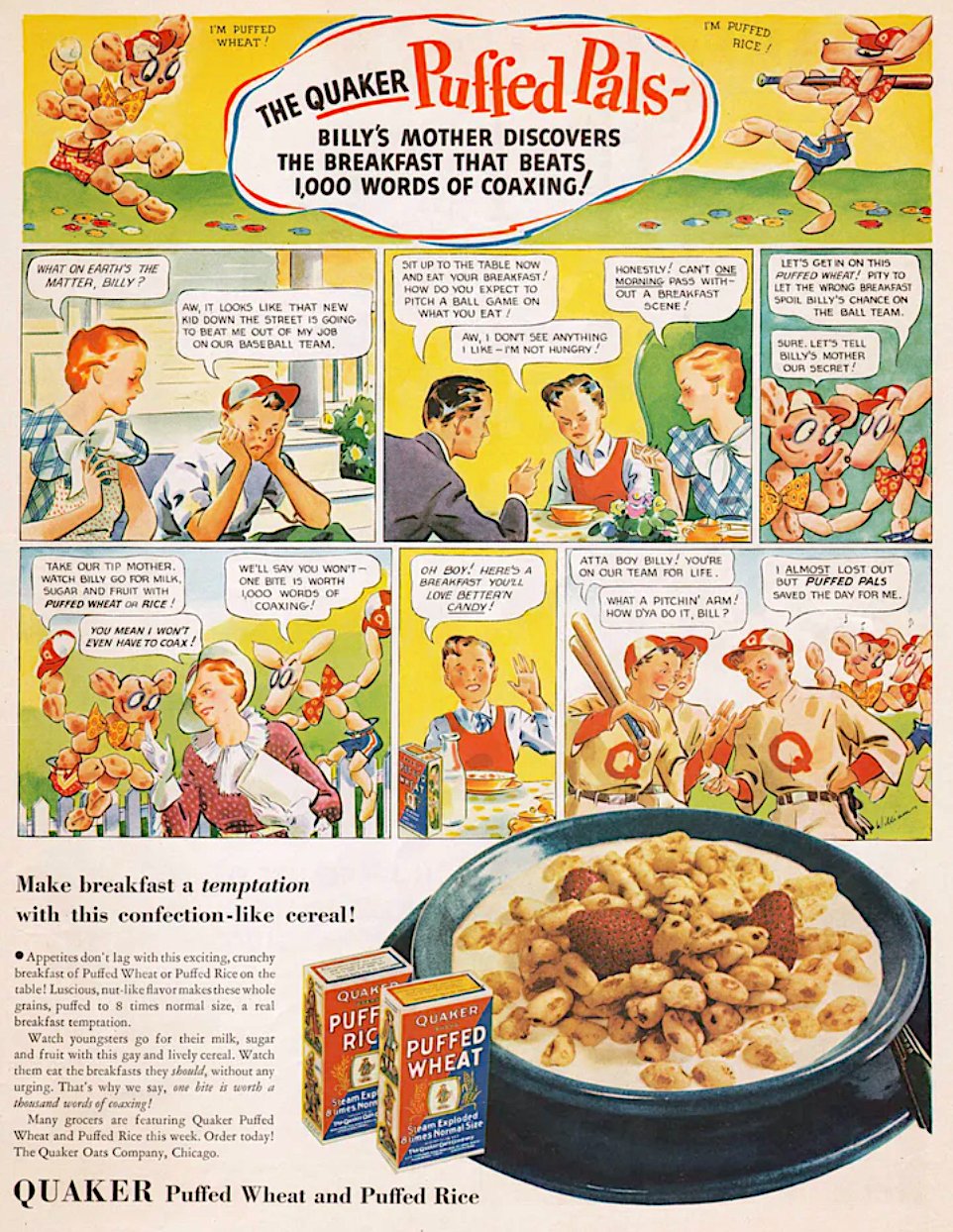 Solve Puffed Quaker jigsaw puzzle online with 340 pieces