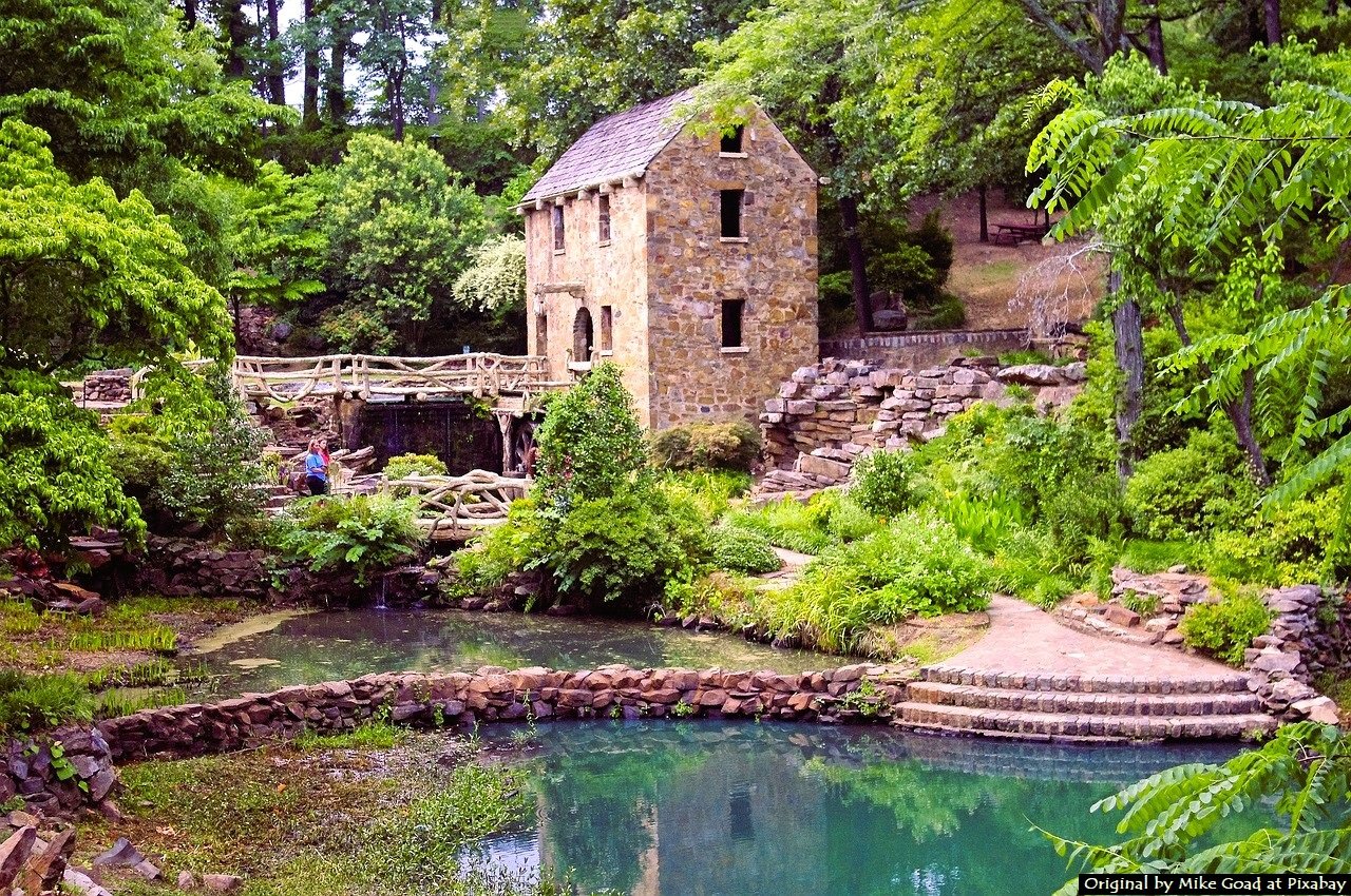 Solve Old Mill - North Little Rock, Arkansas jigsaw puzzle online with ...