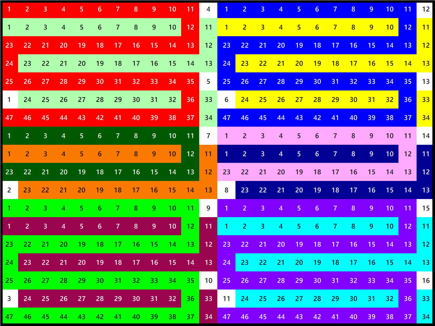 Solve Number 1237 rubber bands 432 jigsaw puzzle online with 432 pieces