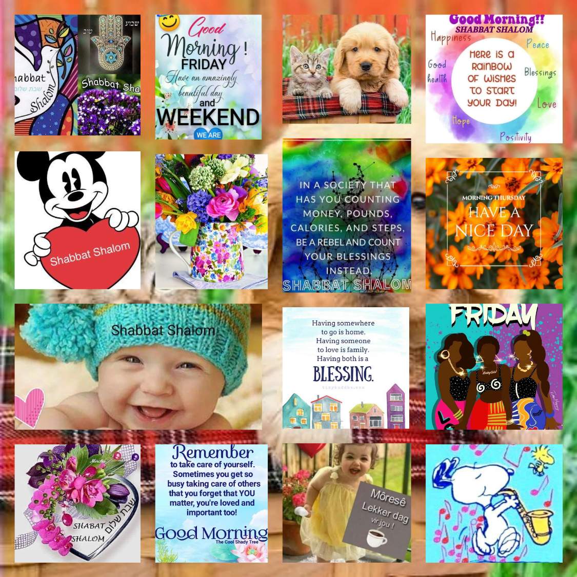 Solve Friday Greetings jigsaw puzzle online with 81 pieces