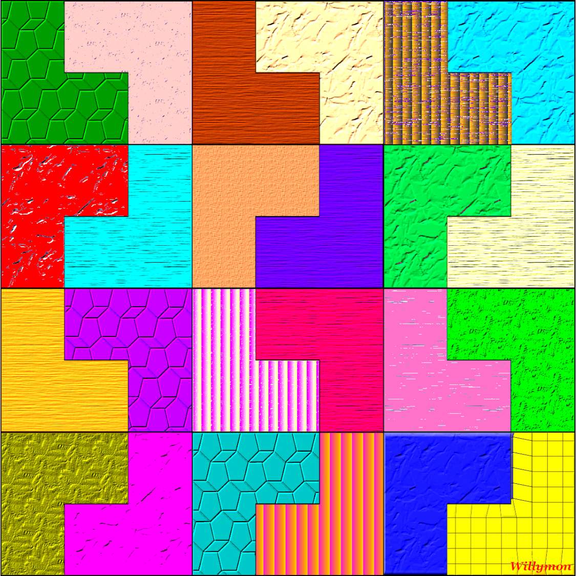 Solve L puzzle (small) jigsaw puzzle online with 81 pieces