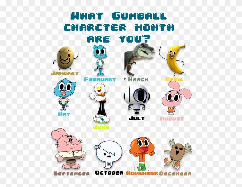 Solve the-amazing-world-of-gumball-characters-names jigsaw puzzle ...