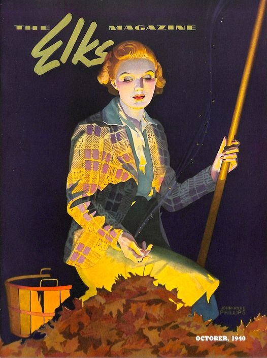 Solve The Elks Magazine Cover 1940 jigsaw puzzle online with 99 pieces