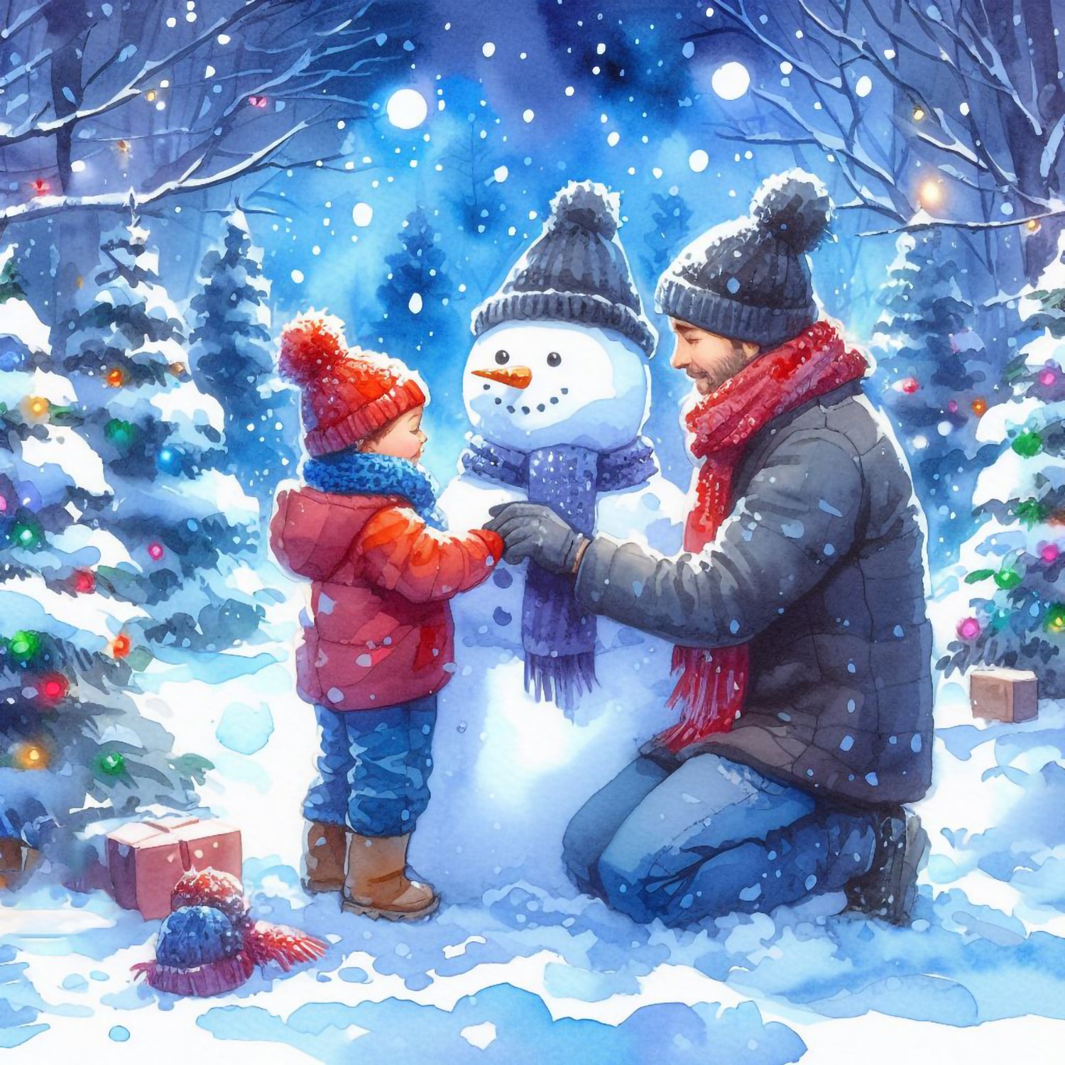 Solve Snowman Build jigsaw puzzle online with 121 pieces
