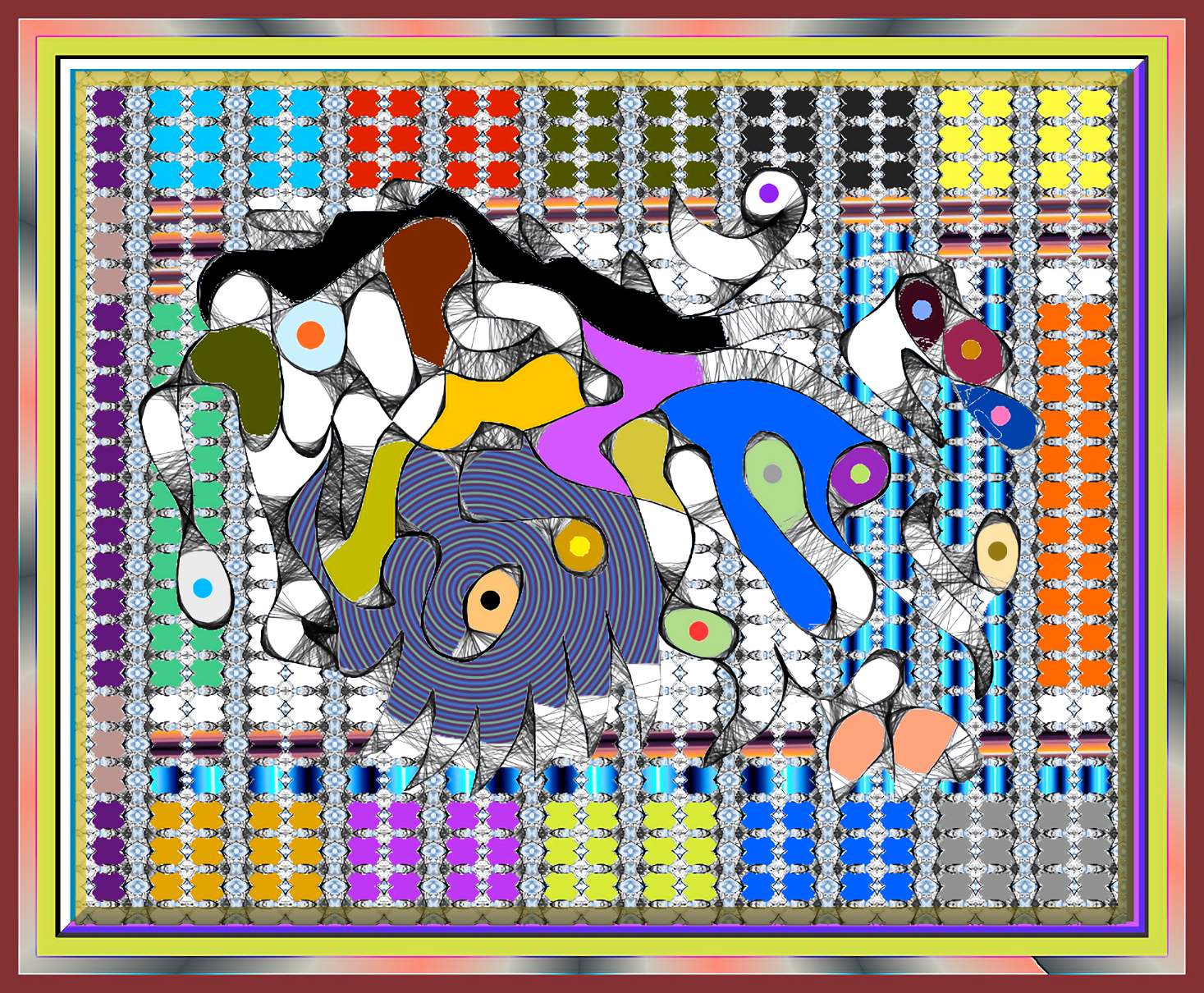 Solve tricky eye eye eye jigsaw puzzle online with 270 pieces