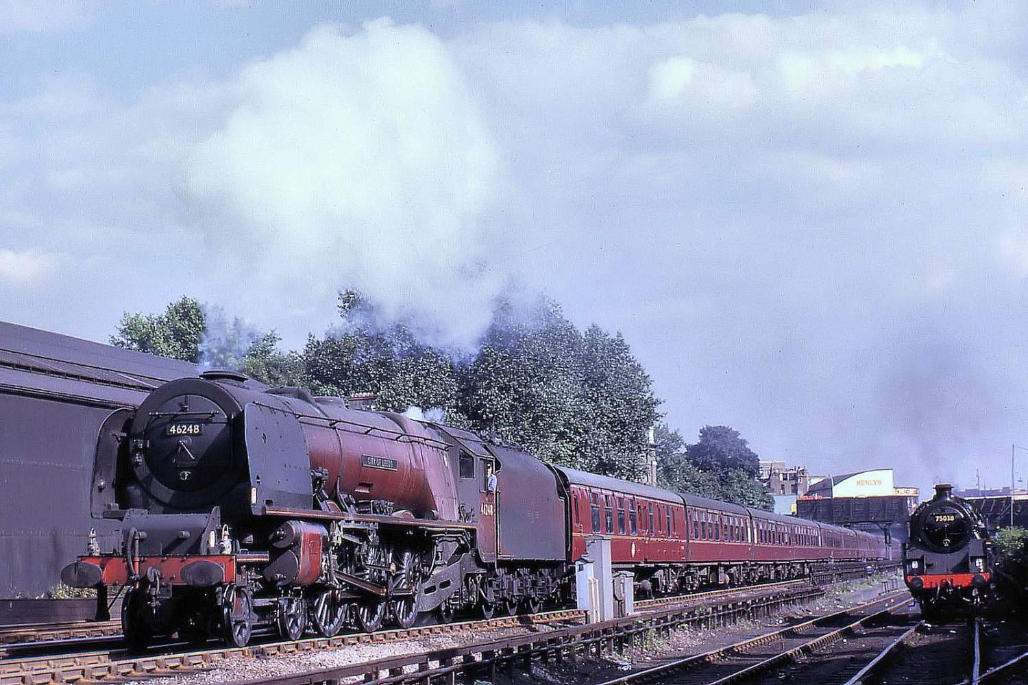 Solve LMS Stanier Coronation Class 4-6-2 46248 City of Leeds. jigsaw ...