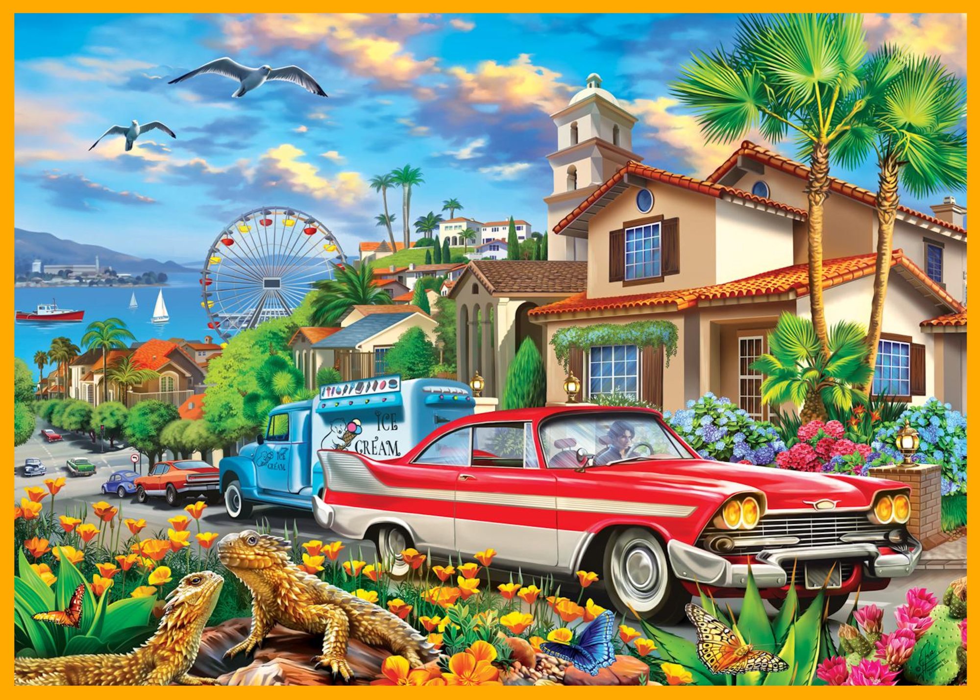 Solve Seaside jigsaw puzzle online with 352 pieces