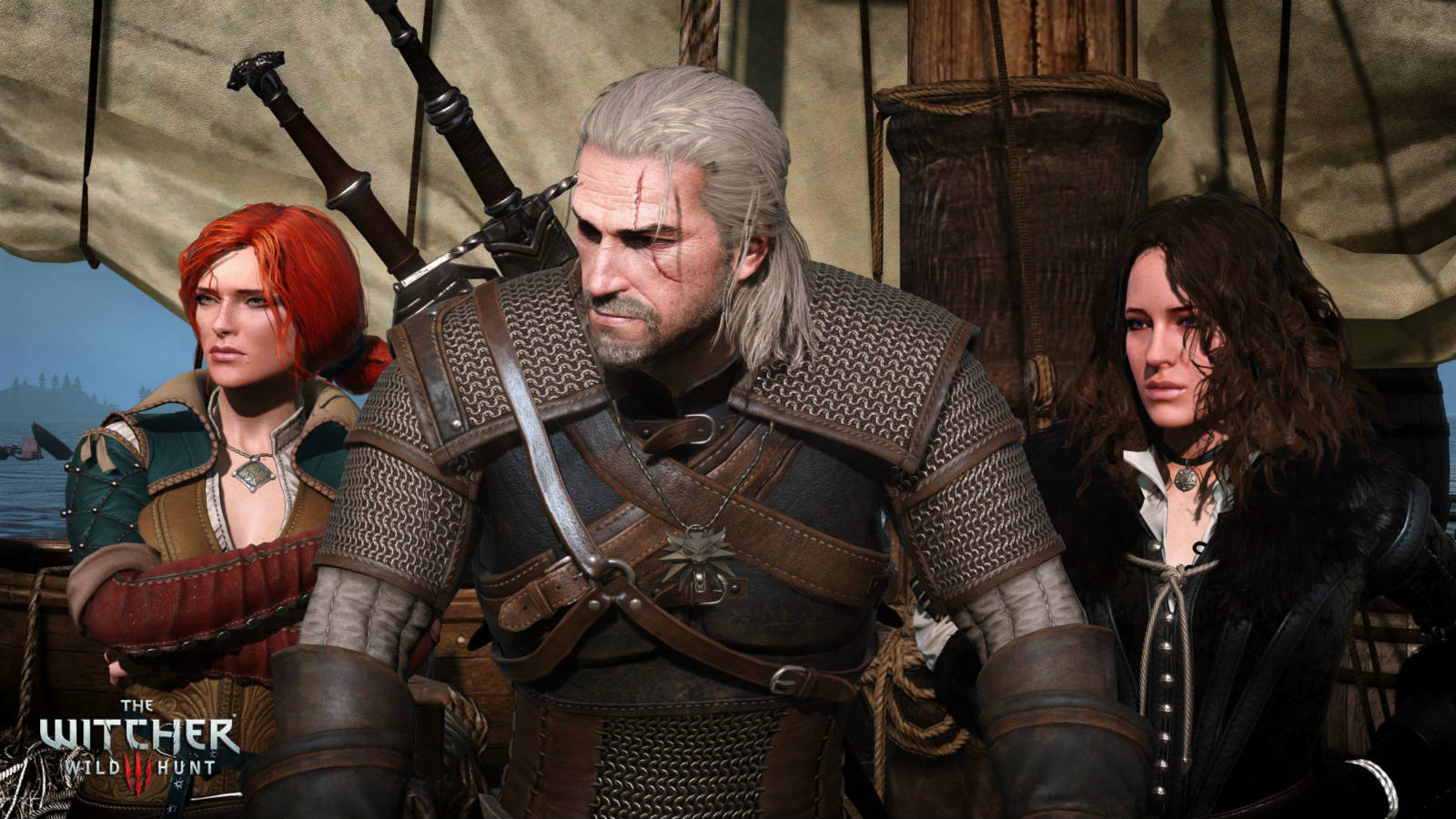 Solve The Witcher 3 Wild Hunt - Geralt with Triss and Yennefer jigsaw ...