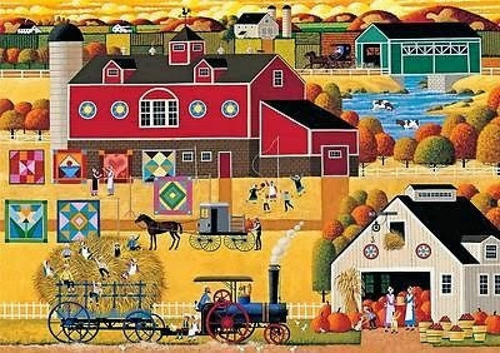 Solve Amish Harvest jigsaw puzzle online with 468 pieces