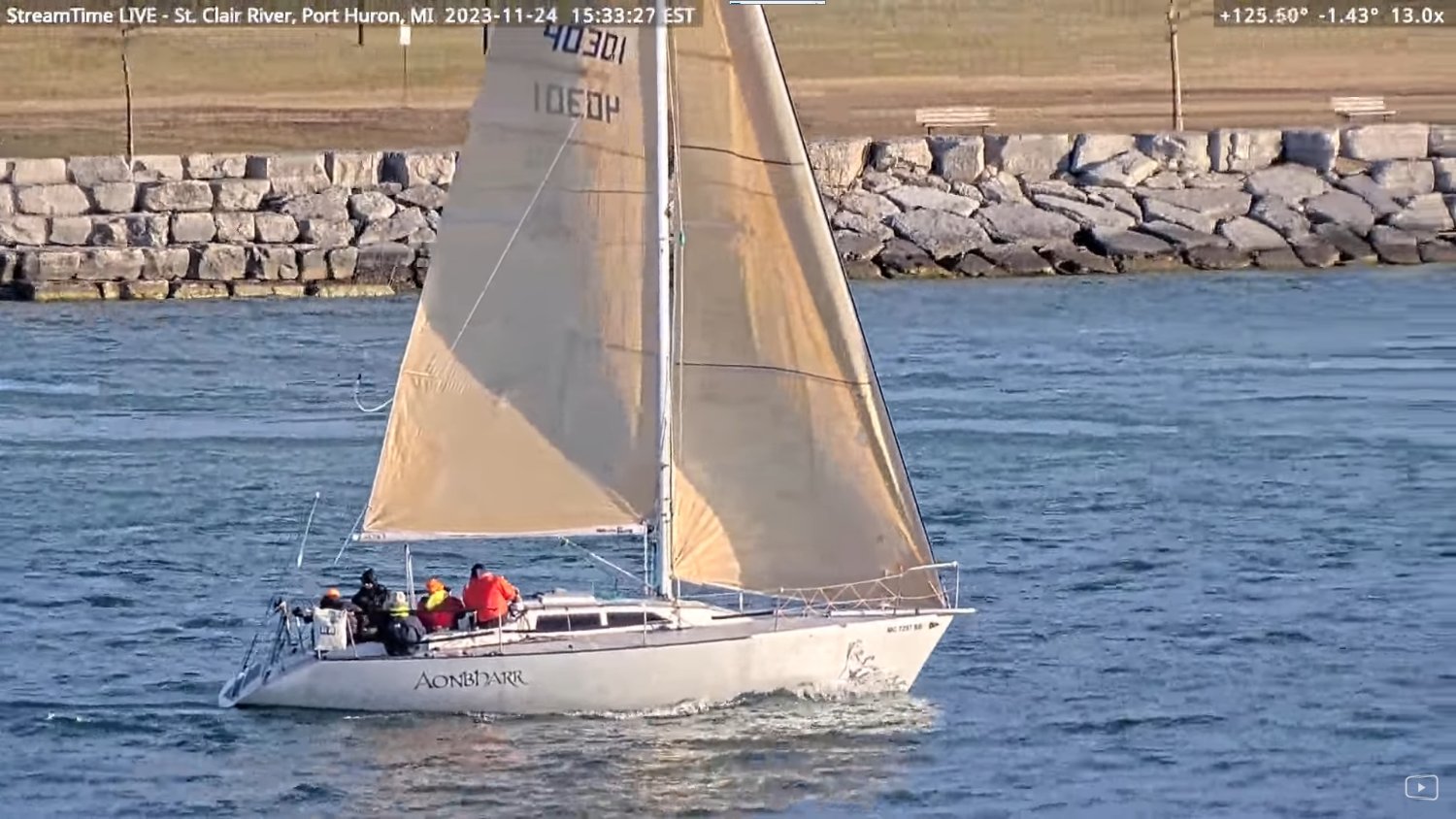 Solve Aonbharr - Great Lakes Sailboat - Port Huron, MI (2023-11-24 ...