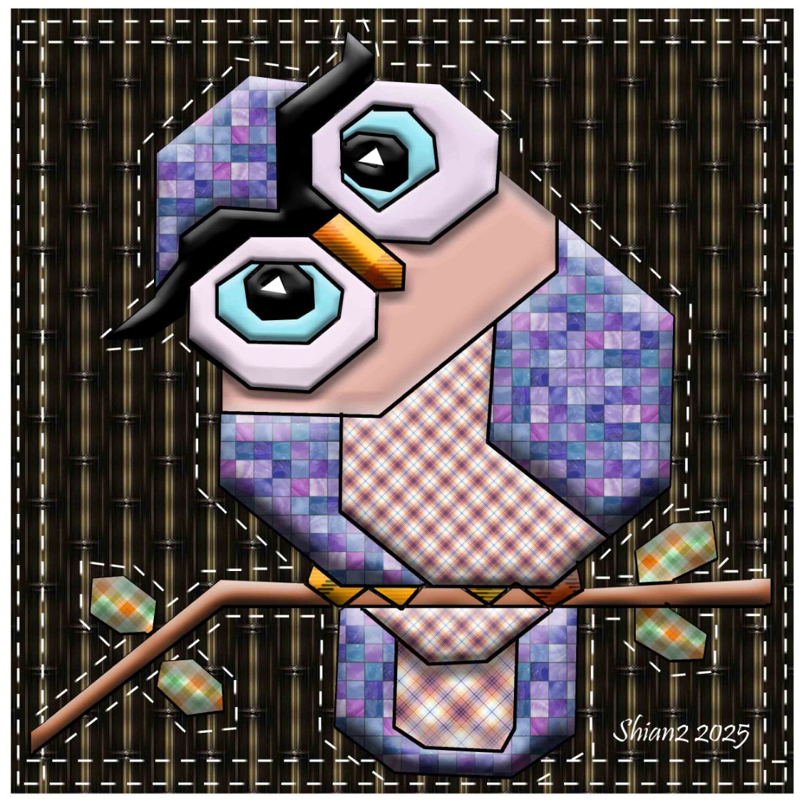 Solve Mr. Owl jigsaw puzzle online with 16 pieces