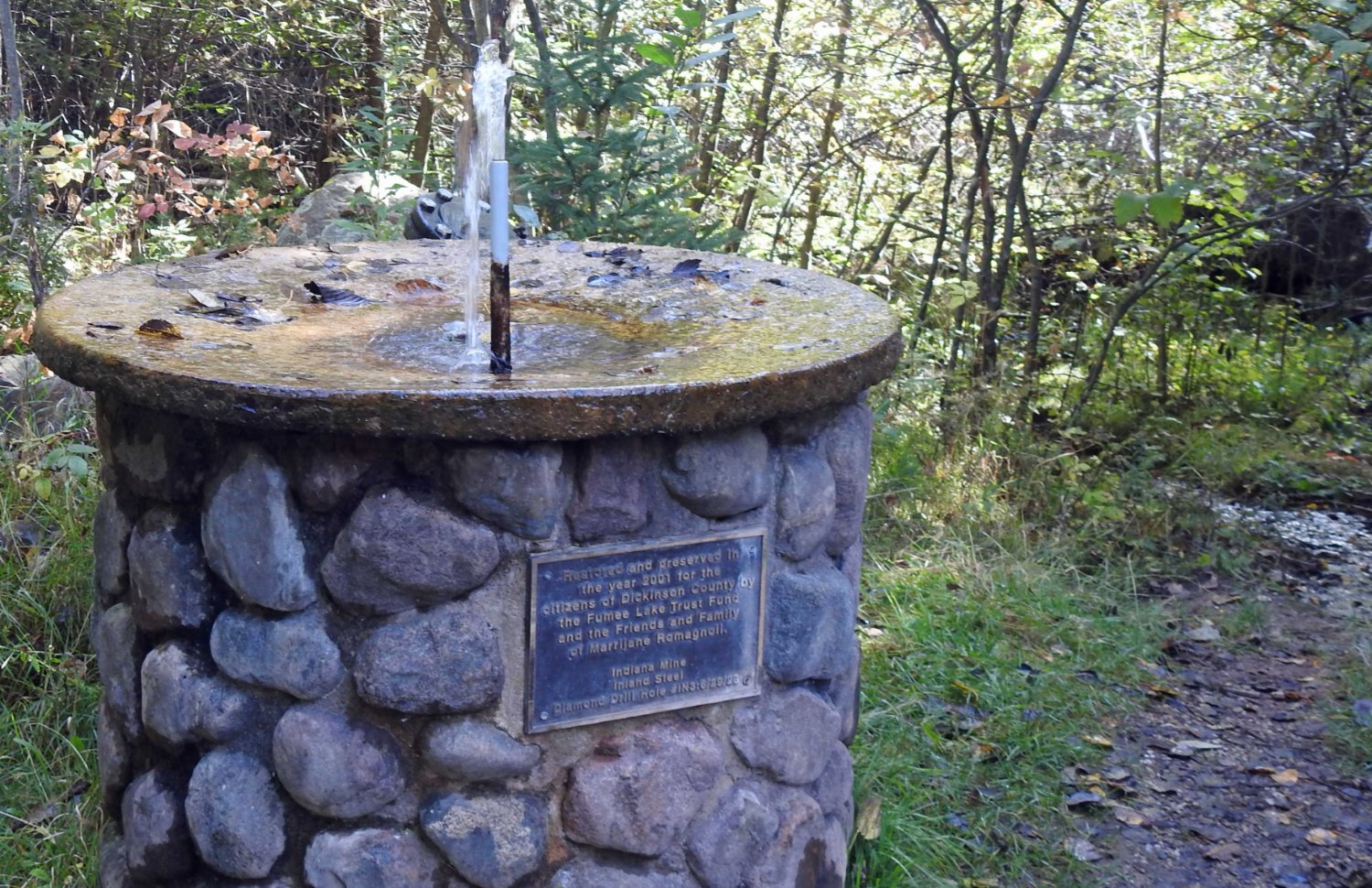 Solve Just one of the local springs... jigsaw puzzle online with 12 pieces