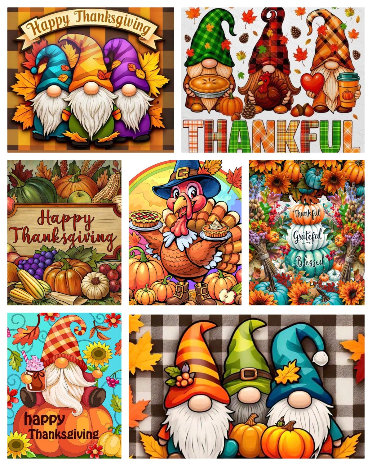 Solve Happy Thanksgiving jigsaw puzzle online with 80 pieces