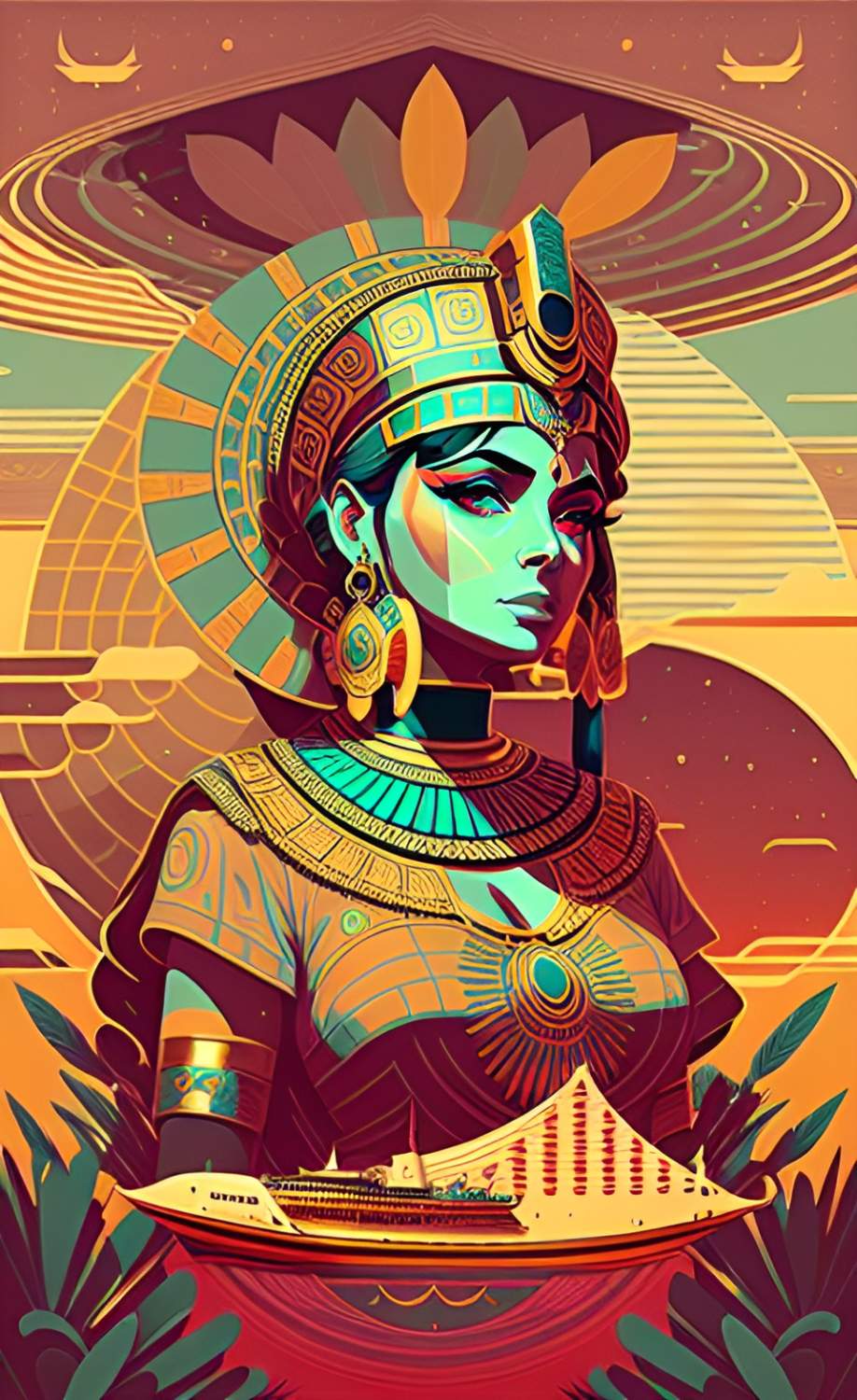 Solve Cleopatra 2 jigsaw puzzle online with 198 pieces