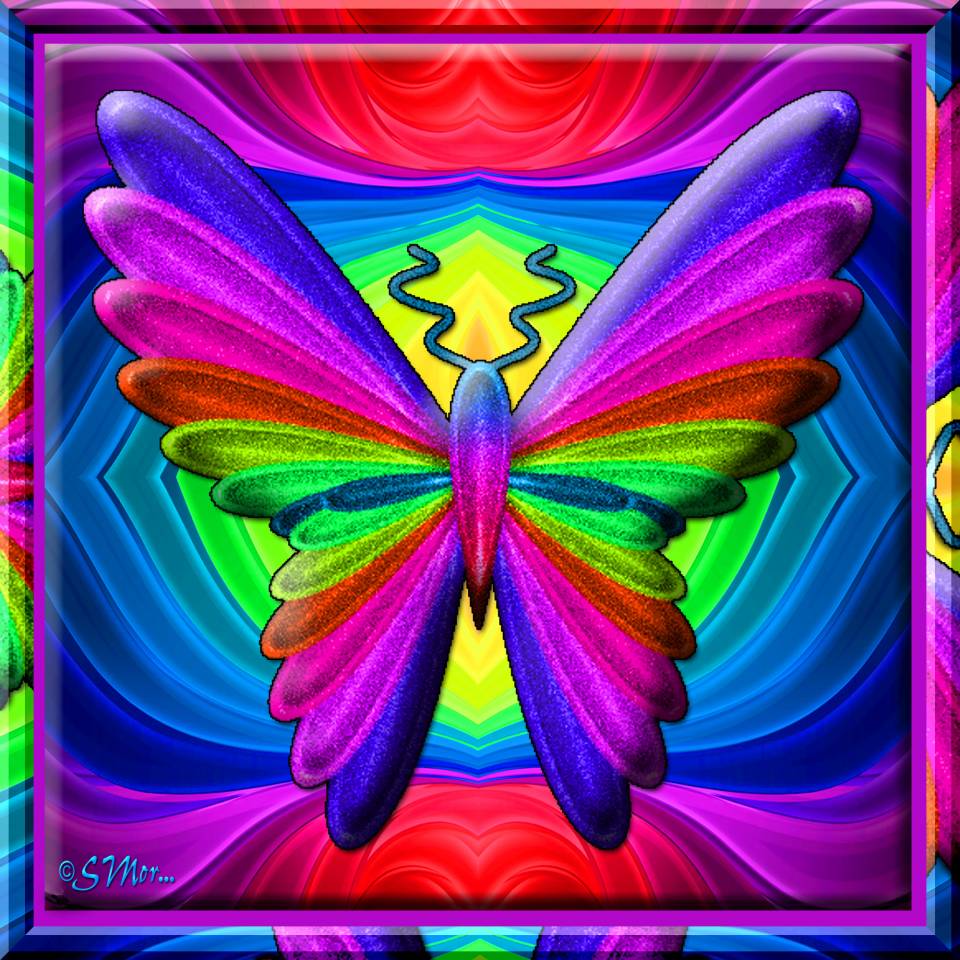 Solve Rainbow Flutter..... (PFC Size)....... jigsaw puzzle online with ...