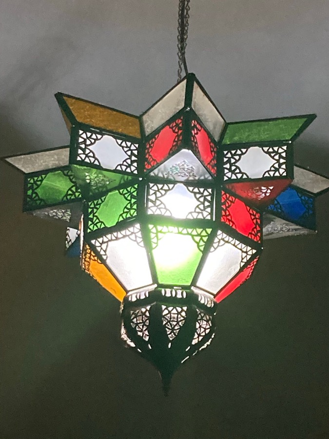 Solve A light fixture at our local Moroccan & Mediterranean Cuisine ...