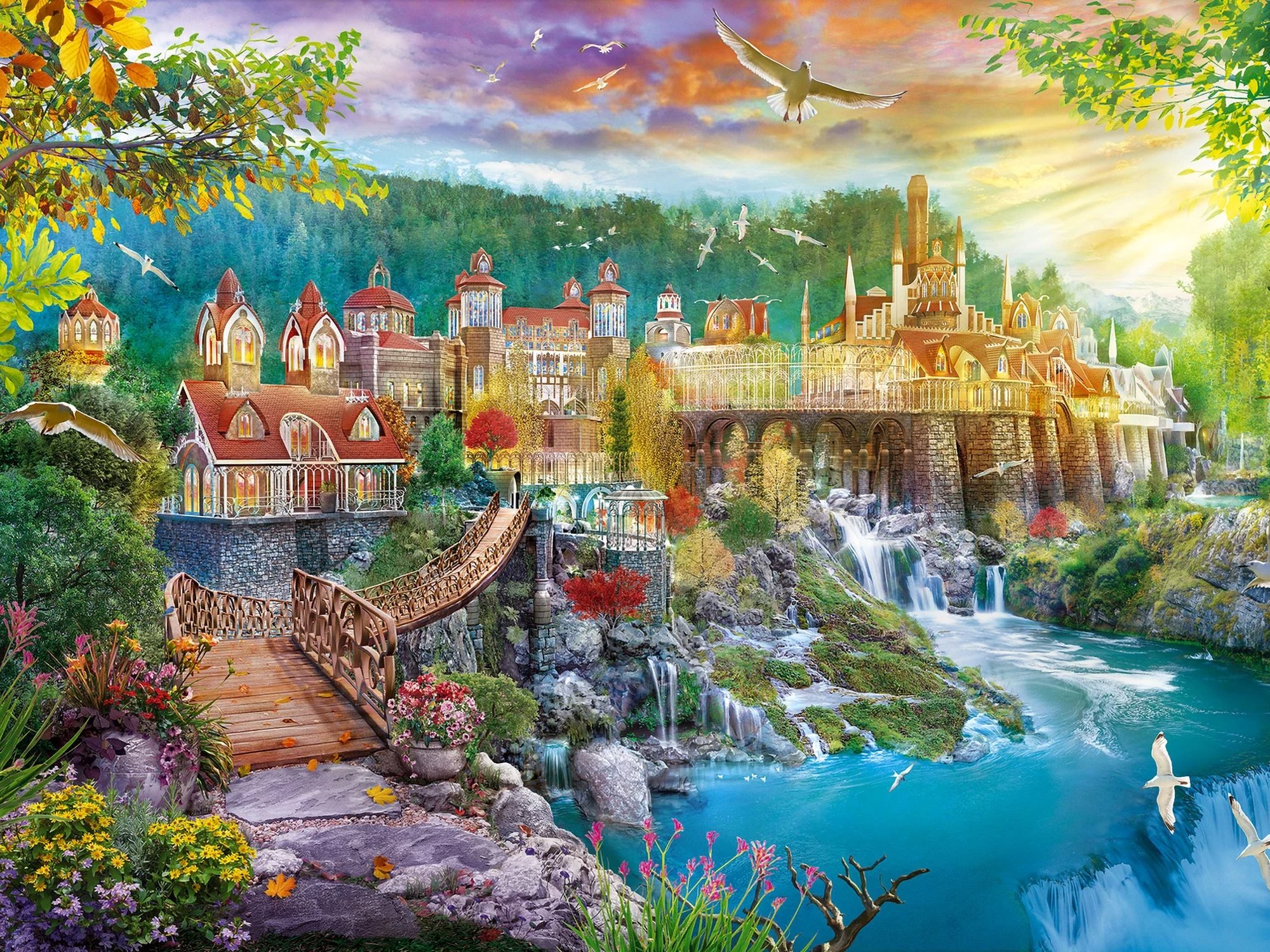Solve Fantacy Place jigsaw puzzle online with 352 pieces