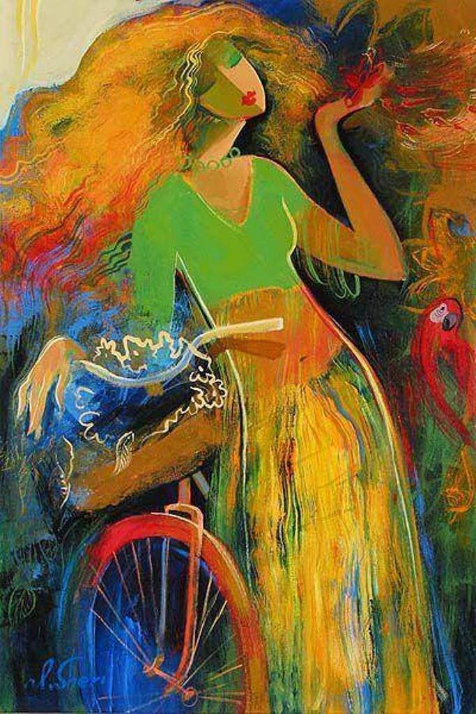 Solve Irene Sheri Art - The Red Parrot! jigsaw puzzle online with 204 ...