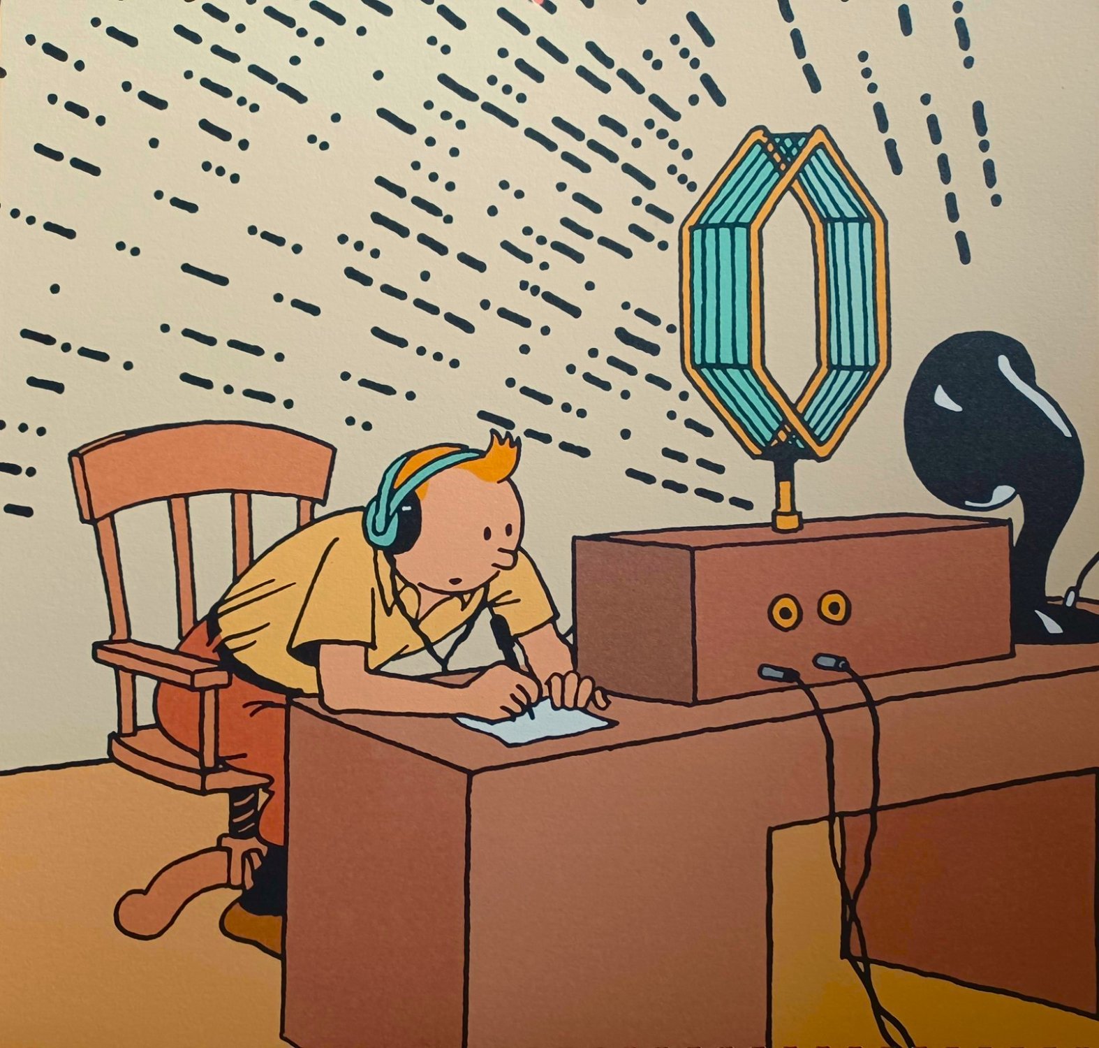 Solve Wall Calendar 2025, in French, celebrating the TinTin work "The Blue Lotus" - from the ...