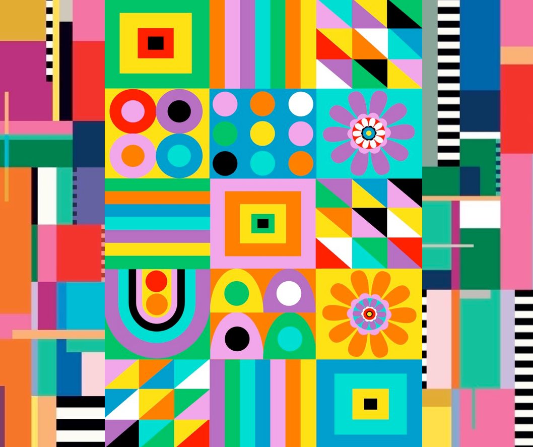 Solve Shapes mashup jigsaw puzzle online with 120 pieces