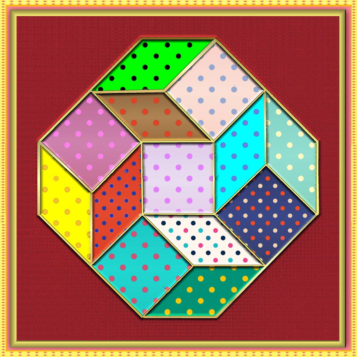 Solve NOT A RUBIKS CUBE jigsaw puzzle online with 100 pieces