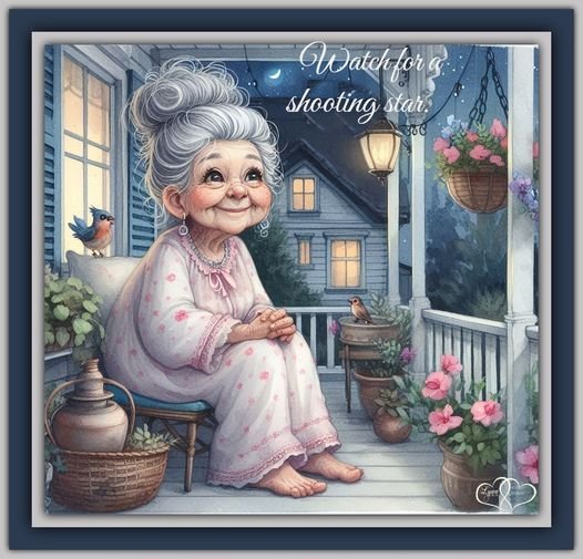 Solve Watching for a falling star..... jigsaw puzzle online with 64 pieces