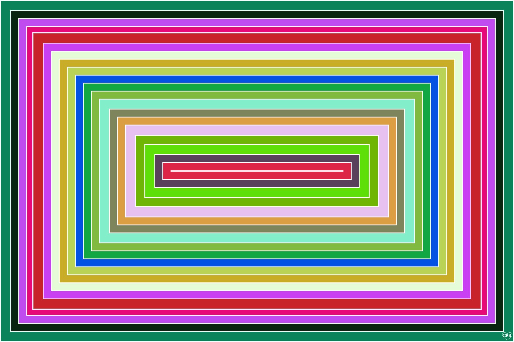 Solve Concentric Rectangles!! ~ M jigsaw puzzle online with 96 pieces