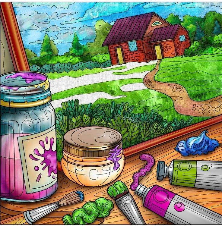 Solve THE ARTIST jigsaw puzzle online with 64 pieces