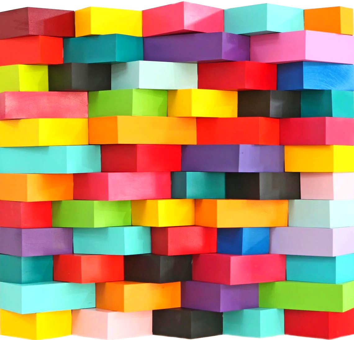 Solve Stacked Blocks jigsaw puzzle online with 210 pieces