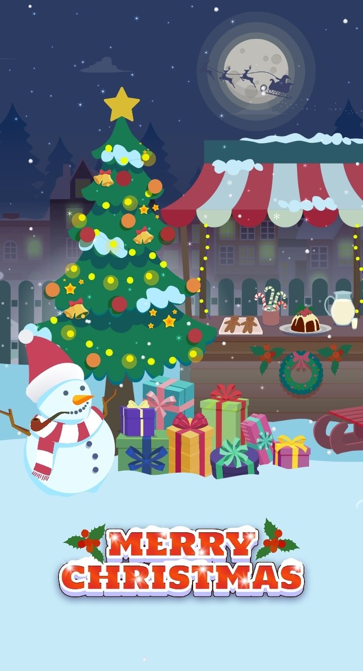 Solve Merry Christmas jigsaw puzzle online with 72 pieces