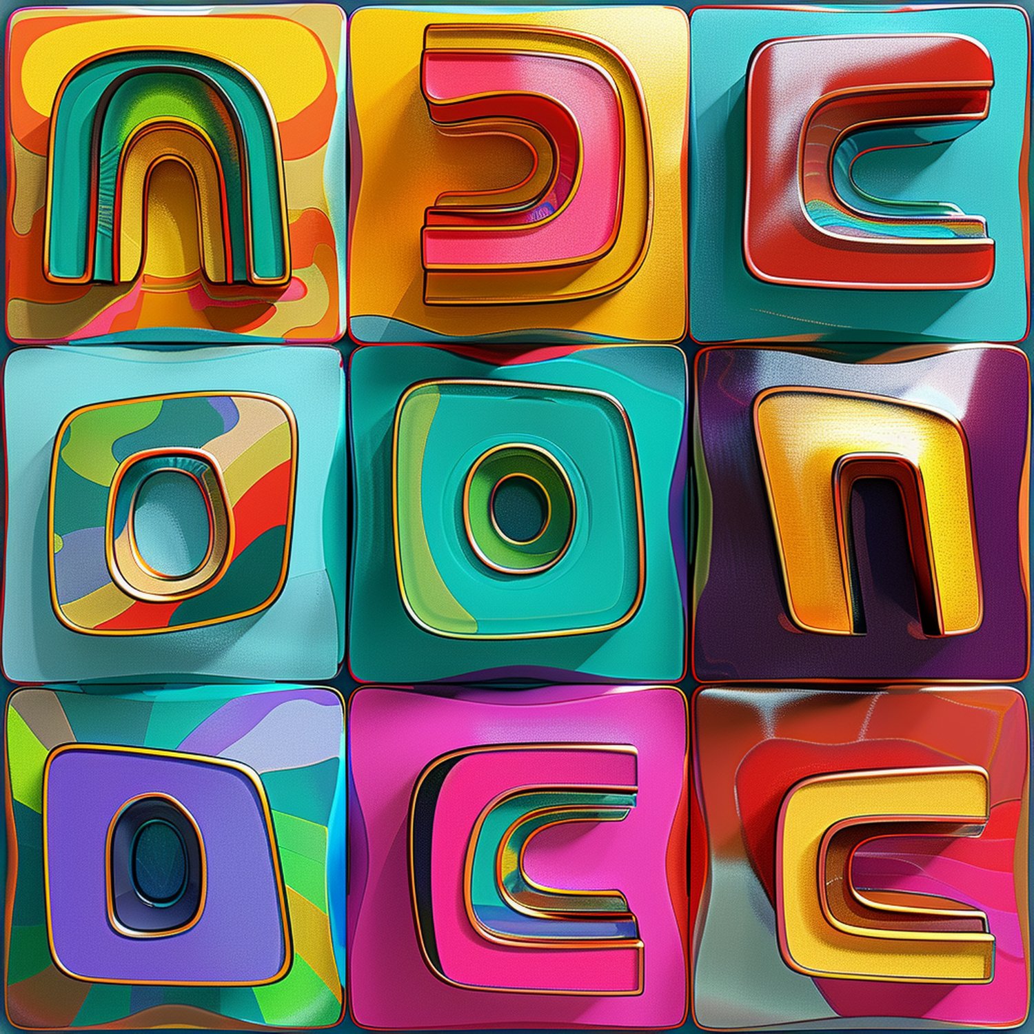 Solve Pattern jigsaw puzzle online with 81 pieces