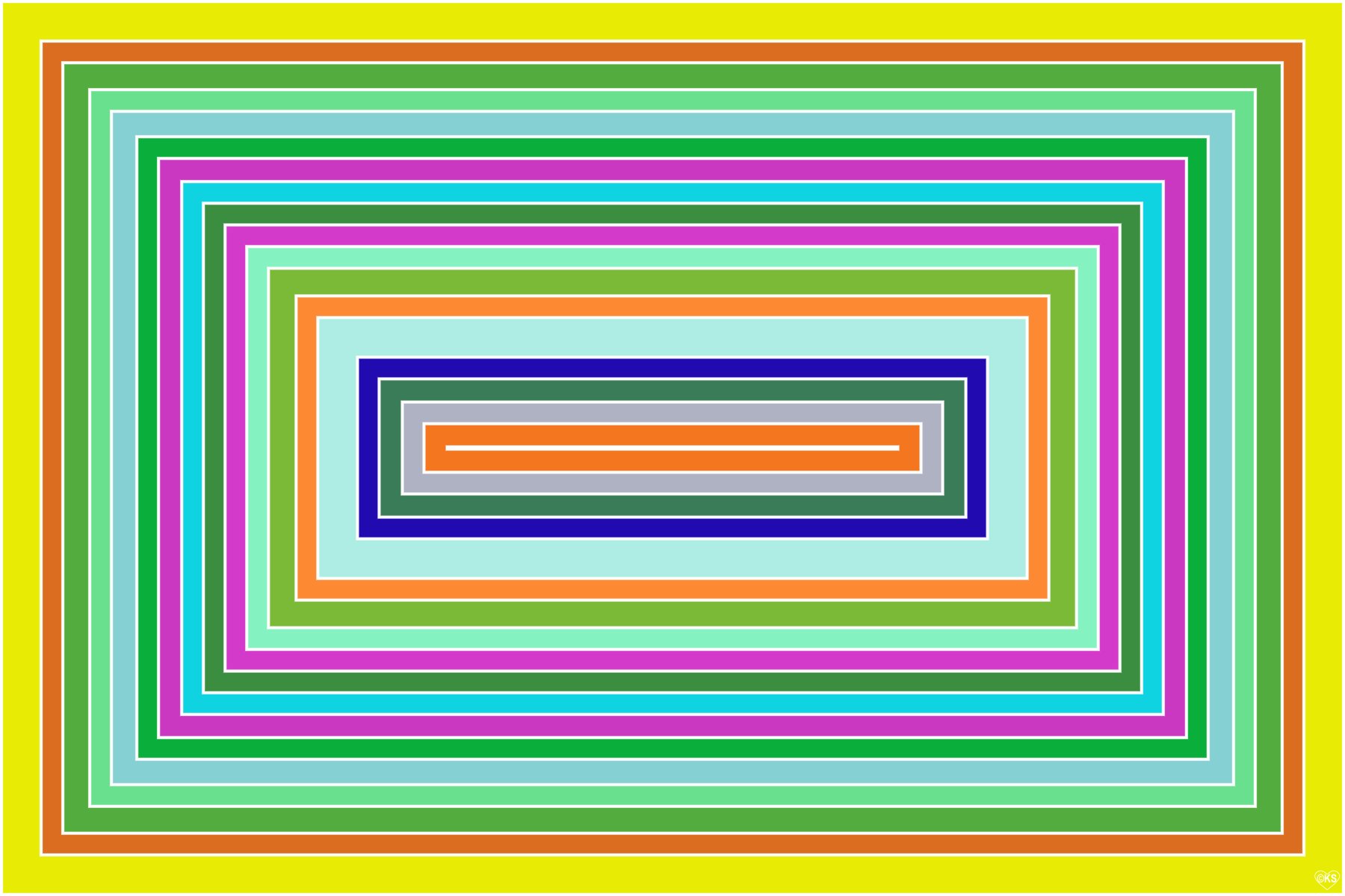 Solve Concentric Rectangles!! ~ H jigsaw puzzle online with 600 pieces